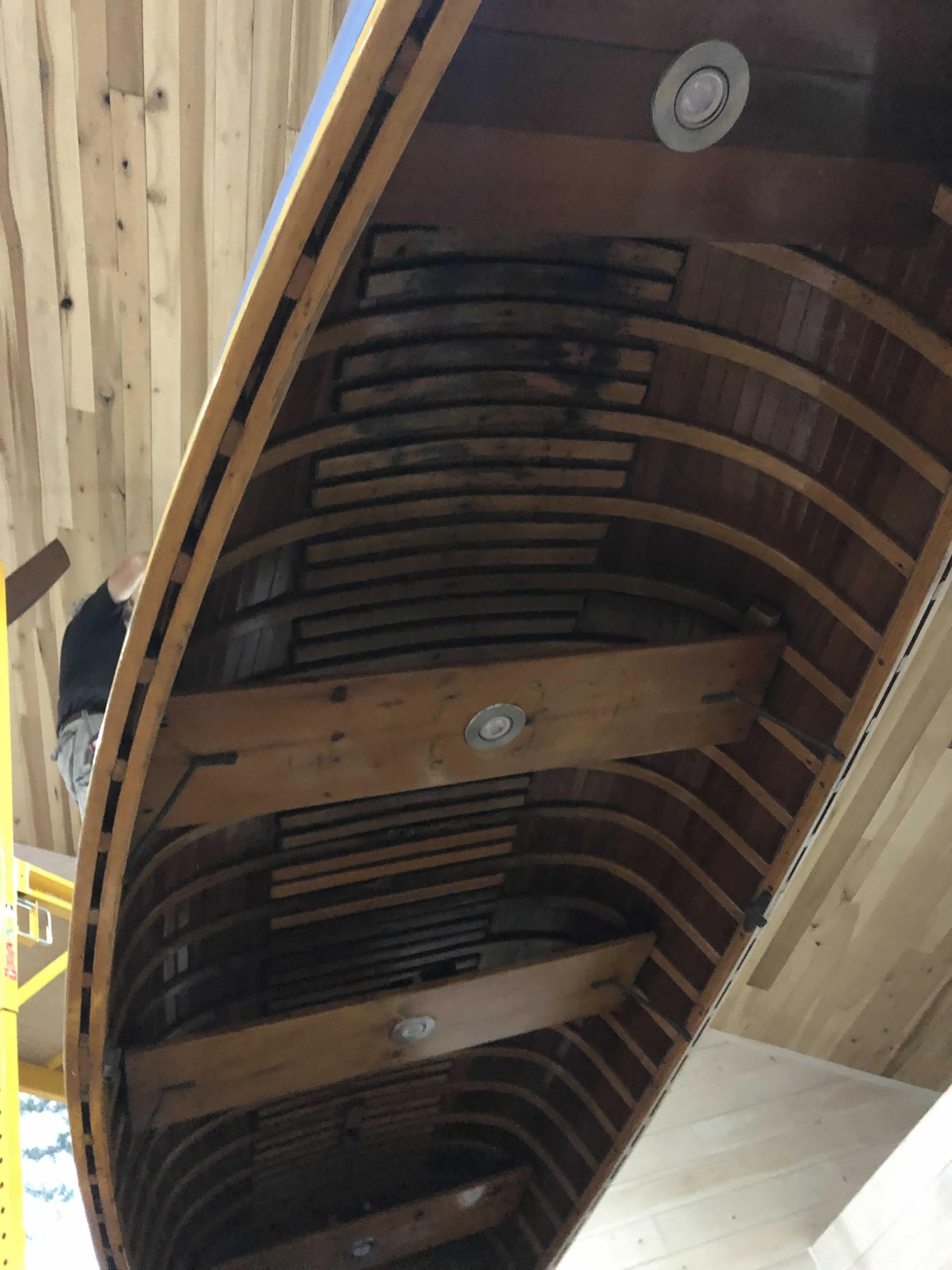 Canoe Lighting Fixture at Norris Lake House